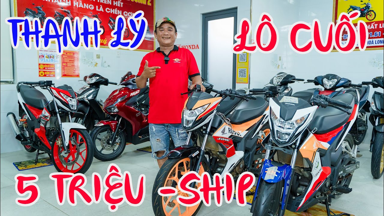 THANH LÝ XE LƯỚT SONIC EXCITER 150 EX155 ABS VARIO 150 AB160 SỐC 5 ...
