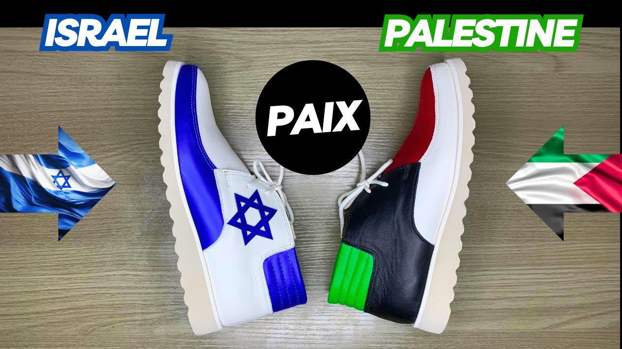 Steps to Peace : Chaussures Uniques pour Israël et la Palestine - YouTube