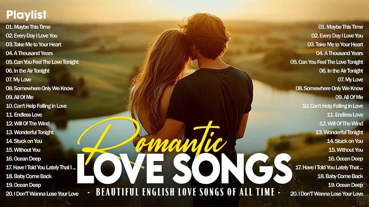 Romantic Love Songs of All Time Playlist 💖 Greatest Romantic Love Songs ...