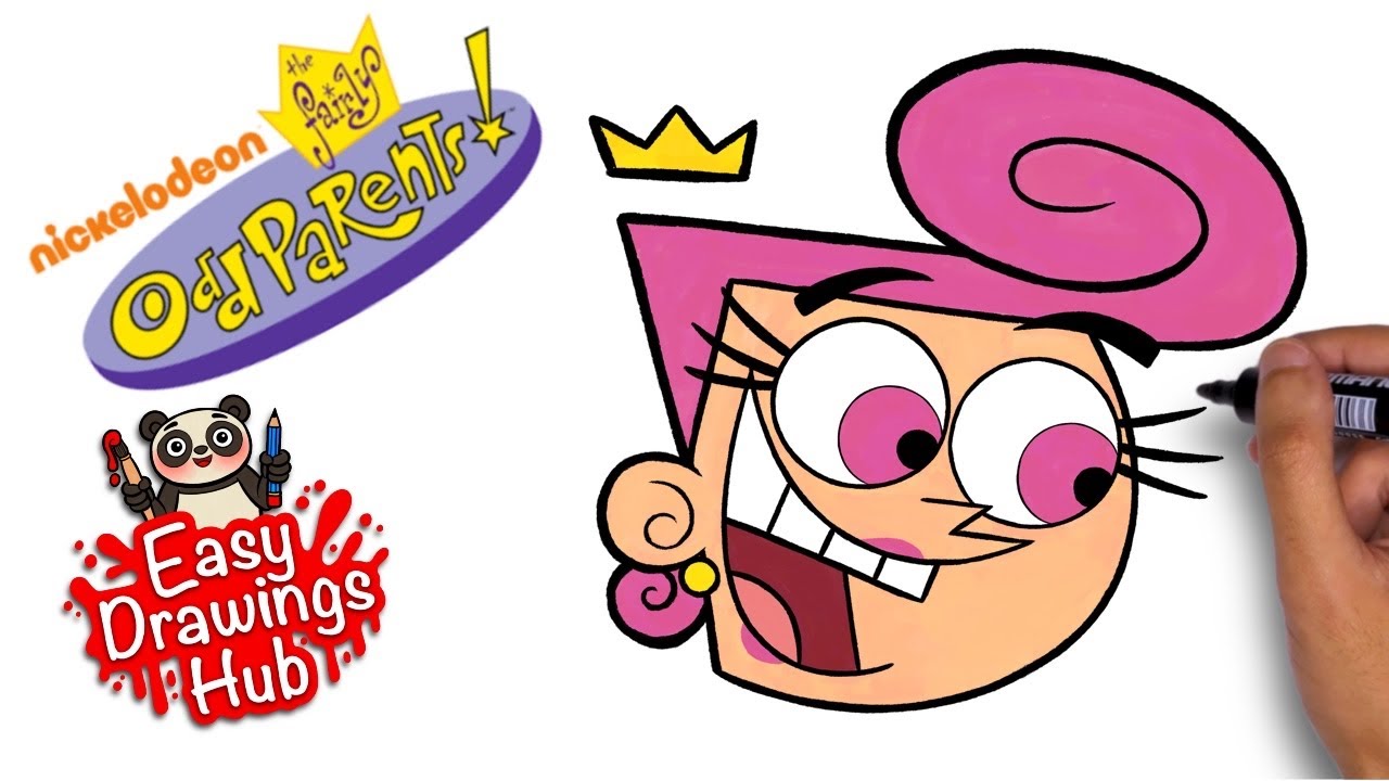 How to draw Wanda from The Fairly OddParents - YouTube