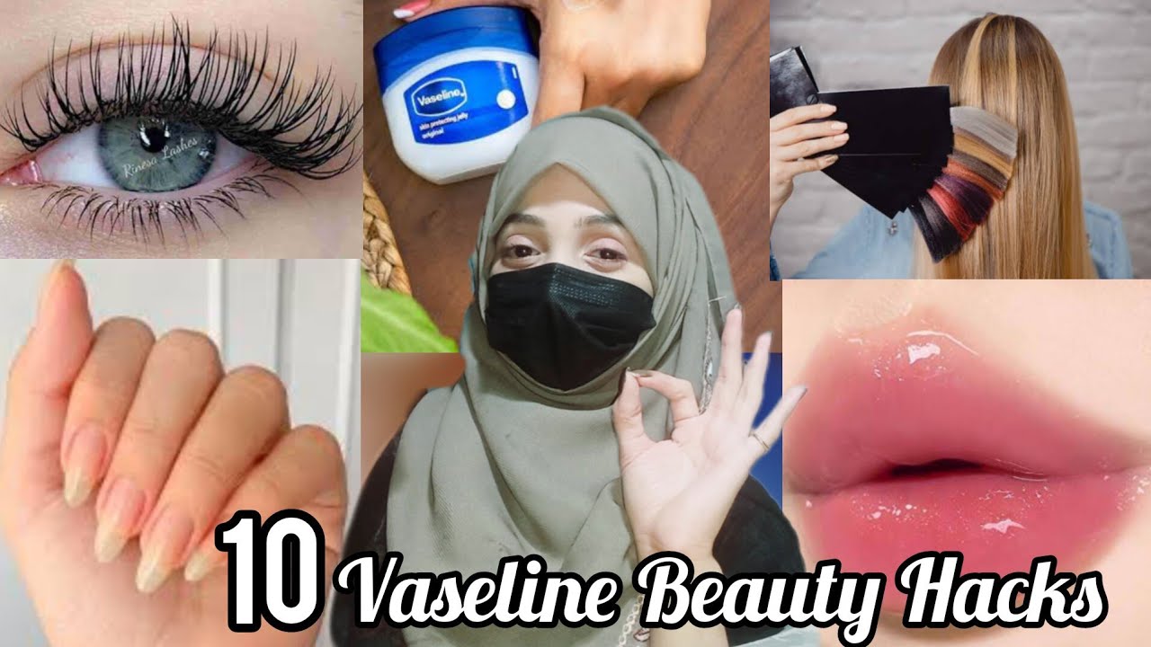 10 Vaseline Beauty Hacks | Vaseline hacks for girls | beauty hacks by minibeboominivlog - YouTube