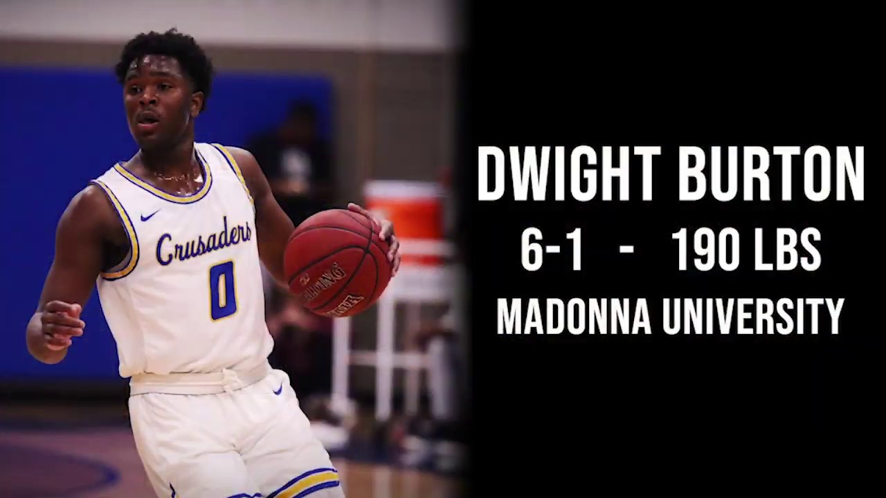 Dwight Burton Highlights 2019-2020 - YouTube