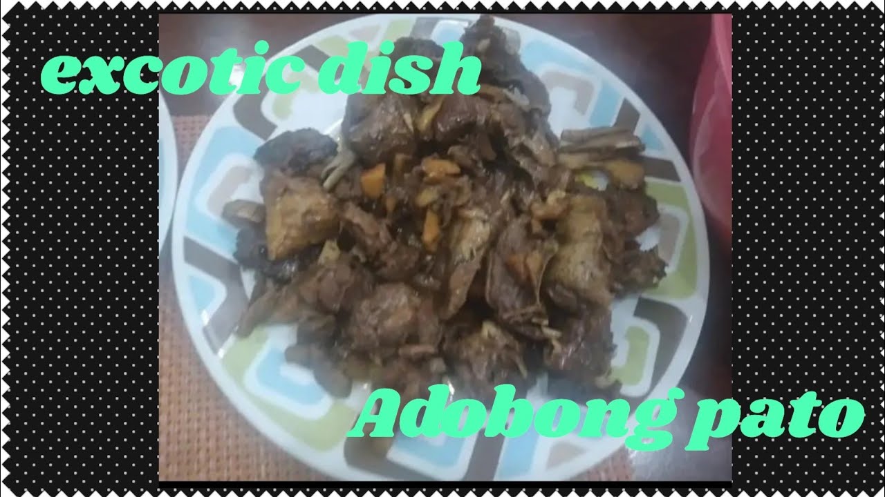 Adobong Pato||Exocitic dish - YouTube
