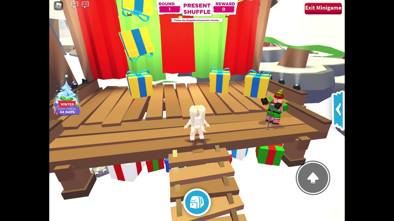 Adopt Me! Present Shuffle 🎁 🧝 - Burt-The Elf! | Winter MiniGame2021 ...