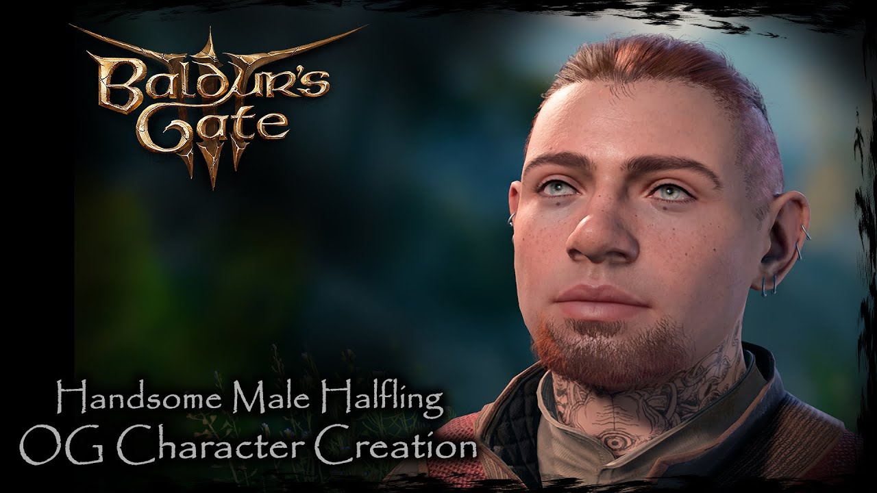 BALDUR'S GATE 3 || Handsome Halfling [Original Character #79] - Male ...
