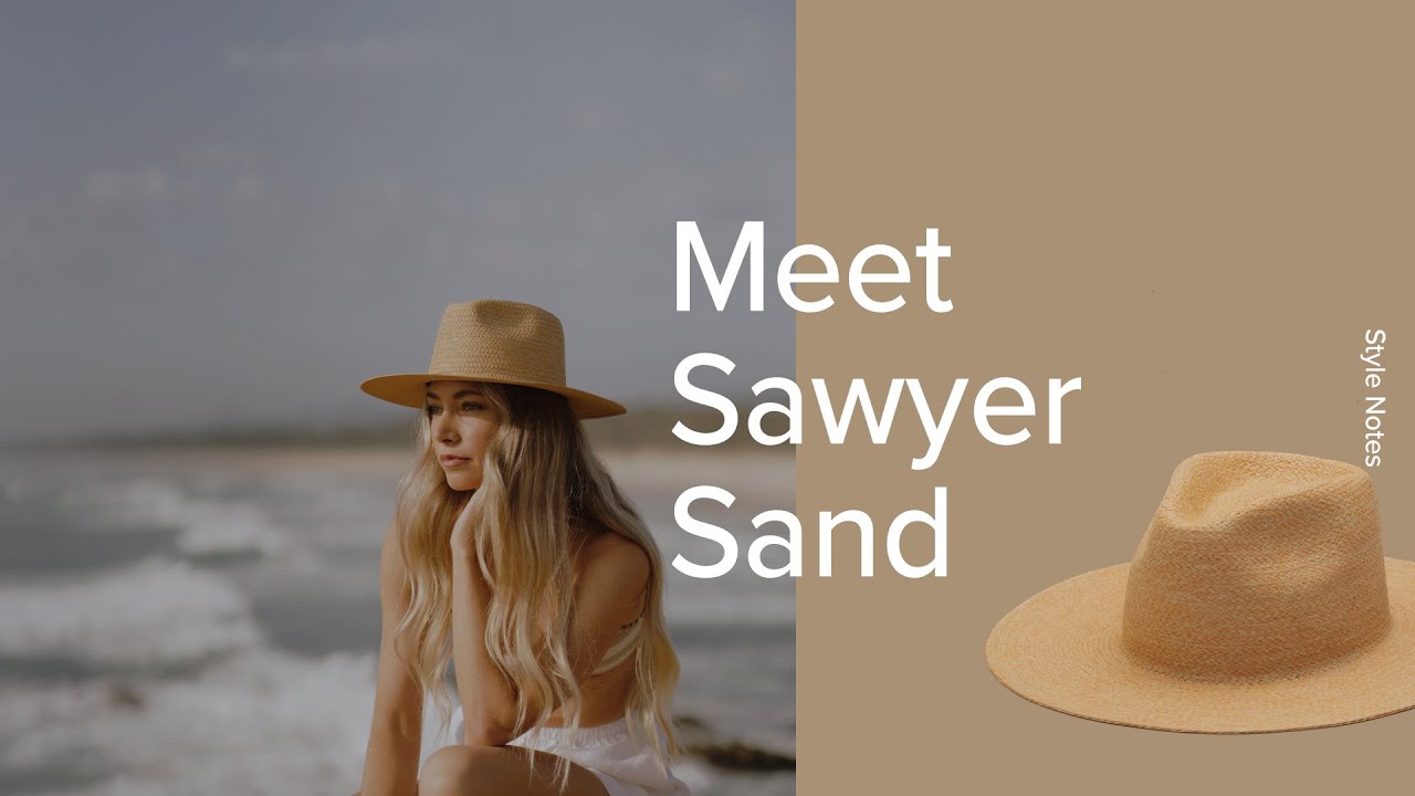 Sawyer Sand Style Notes - Wide-brim Straw Sun Hat Rated UPF50+ - YouTube