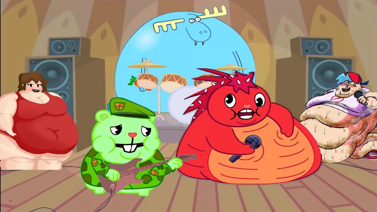 Concert FAT Happy Tree Friend + FAT FNF (ANIMATION) - YouTube