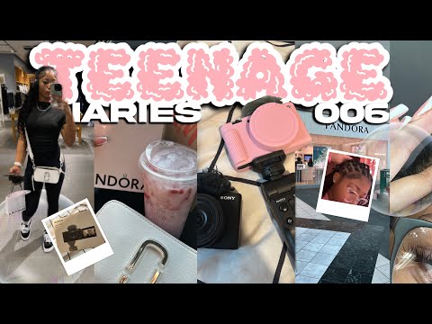 TEENAGE DIARIES 006 ☆ new hair, new camera, school vlog, shopping, etc