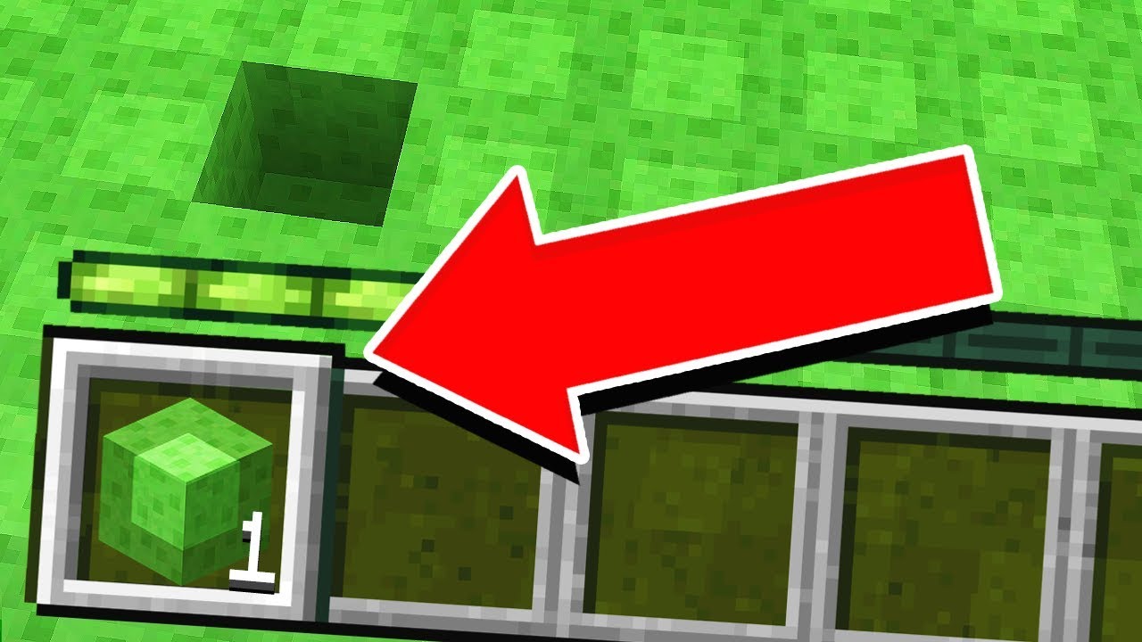 PLAYING MINECRAFT WITH ONLY 1 SLIME BLOCK... - YouTube