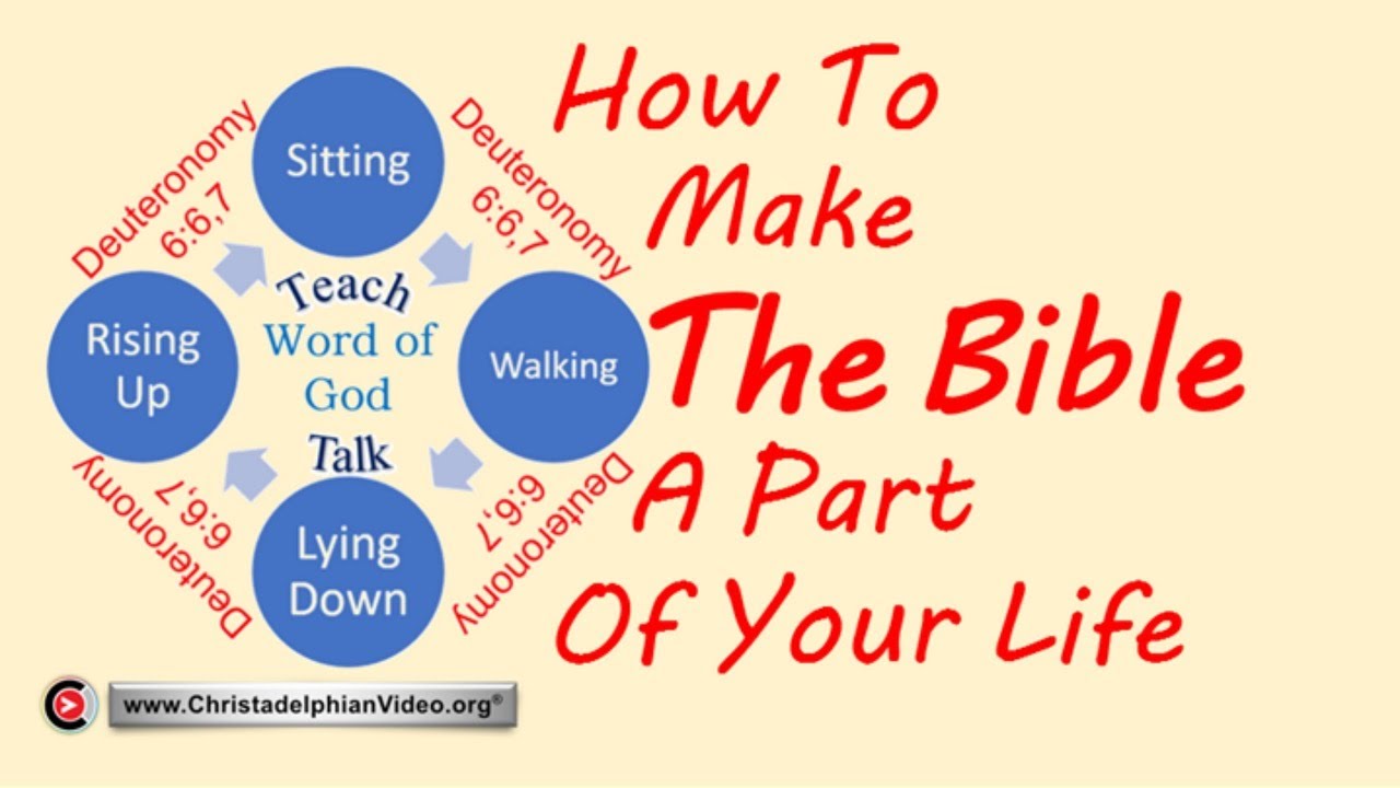 How to make the Bible a part of your life! - YouTube