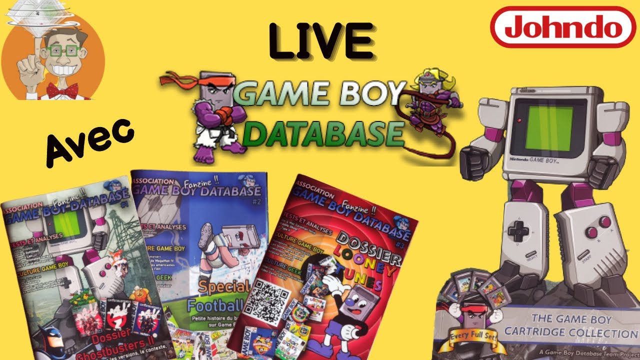Live avec la team Game boy Database - YouTube