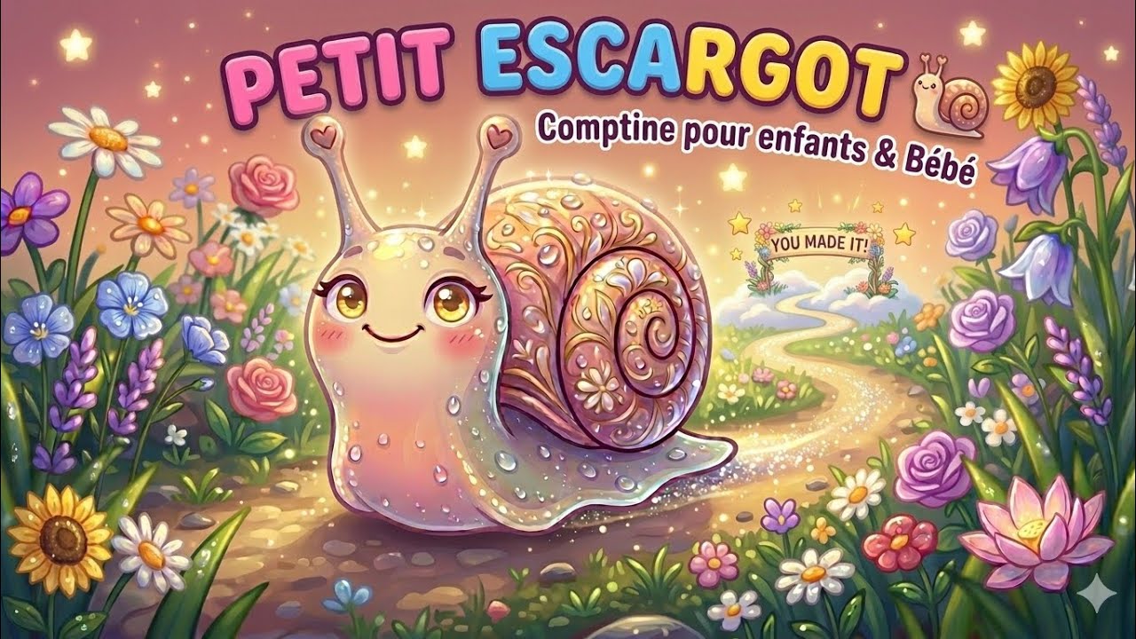 Petit Escargot 🐌 Comptine pour enfants & Bébé (Chanson originale et ...