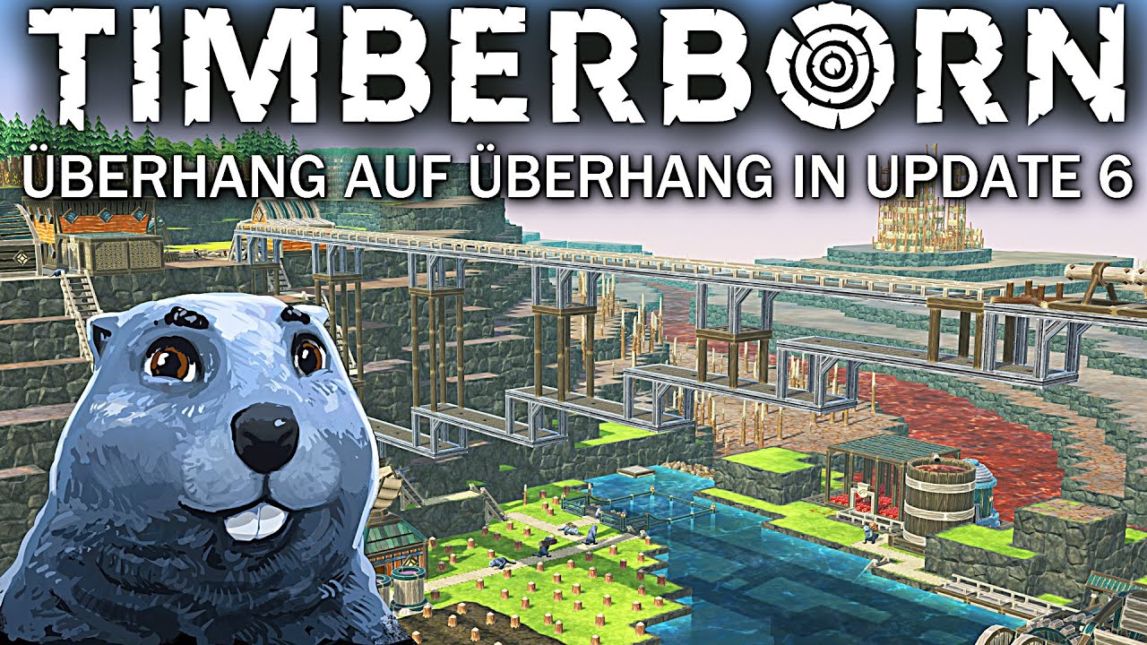 Überhang auf Überhang in UPDATE 6 TIMBERBORN Deutsch German Gameplay ...