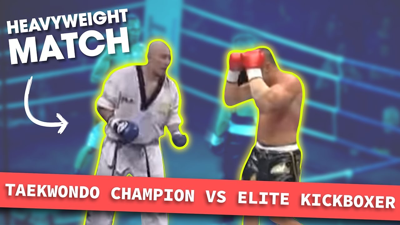 Heavyweight Taekwondo Champion vs. Elite Kickboxer | Lawrence Kenshin ...