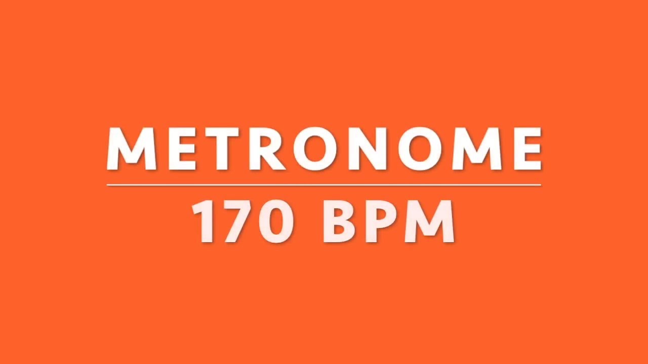 170 BPM - moonlight metronome - YouTube