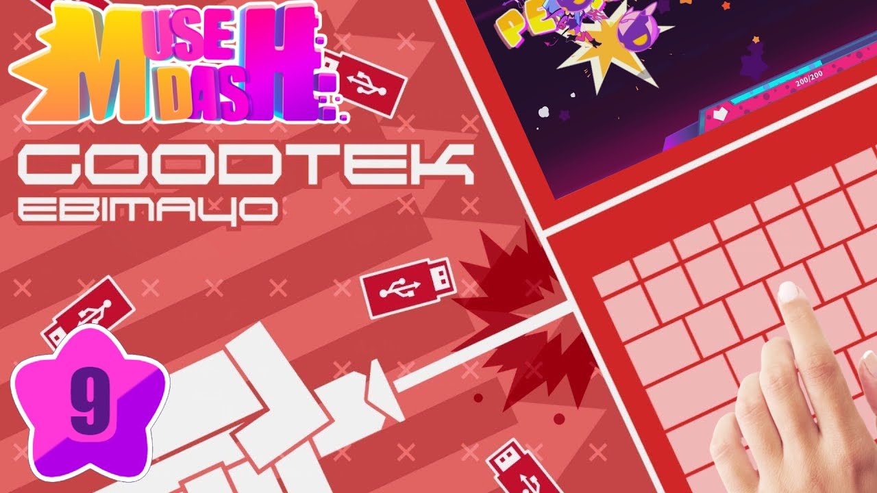 【이론치】 ★9 GOODTEK(Hyper Edit) 405522점 FC #1 【Muse Dash】 - YouTube