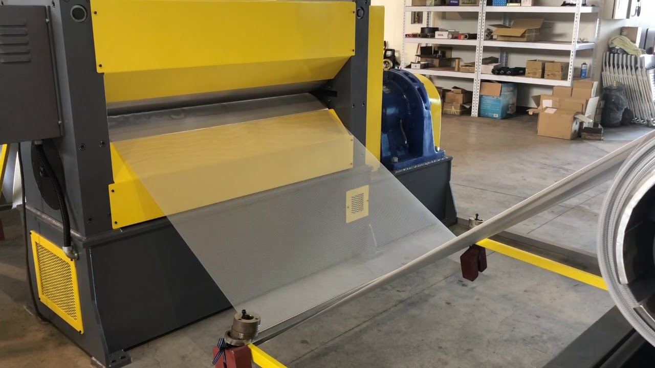 4Ft expanded metal line - YouTube