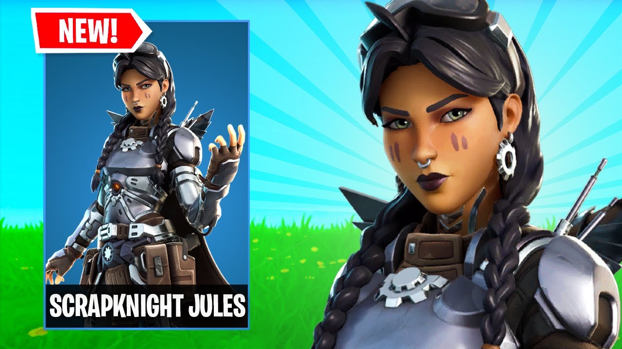 NEW SCRAPKNIGHT JULES Skin Gameplay in FORTNITE! - YouTube