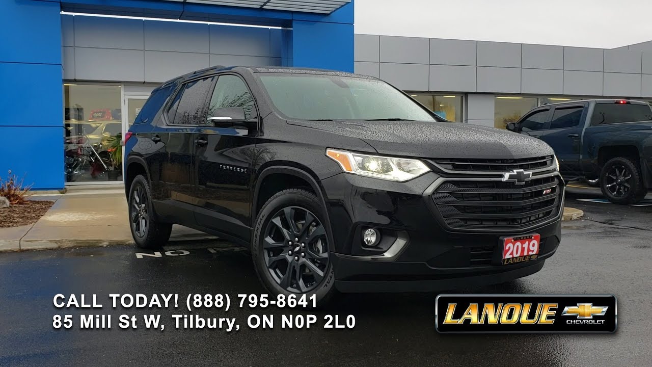 2019 Chevrolet Traverse RS Edition Walk Around Video Stock #68876 - YouTube
