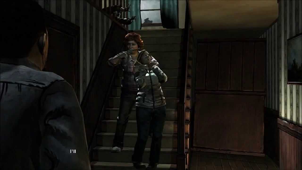 The Tense 'Brenda And The Hostage' Scene (The Walking Dead - Episode 2 ...