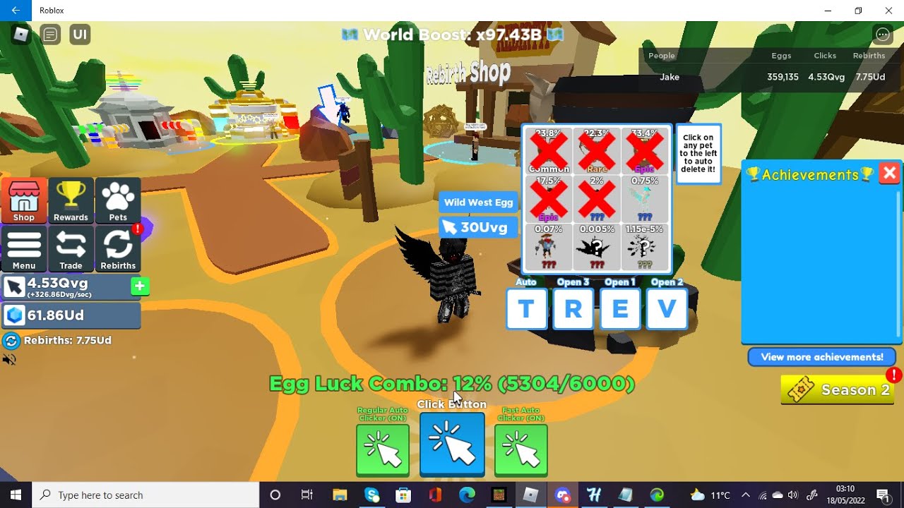 afk on clicker simulator - YouTube