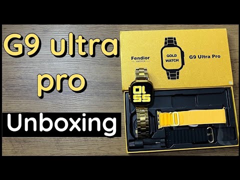 Smartwatch G9 ultra pro! Unboxing e primeiras impressões! - YouTube