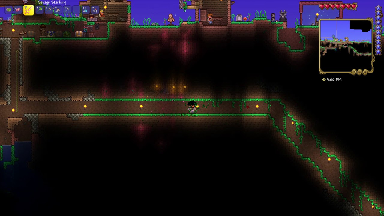 mining in terraria - YouTube