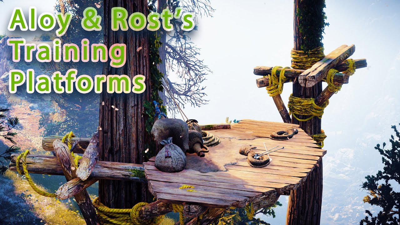 Horizon Zero Dawn - Aloy & Rost's Training Platforms - YouTube