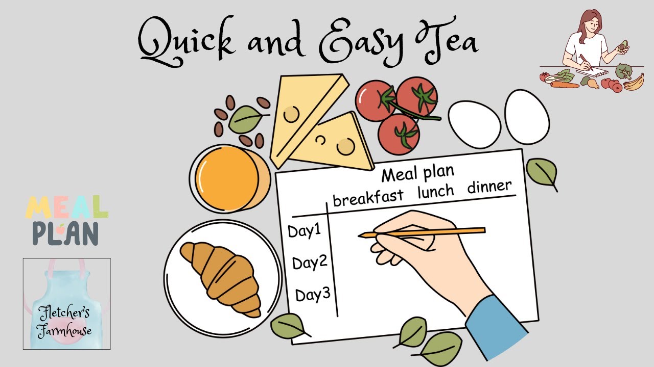 Quick and easy tea meal idea - YouTube