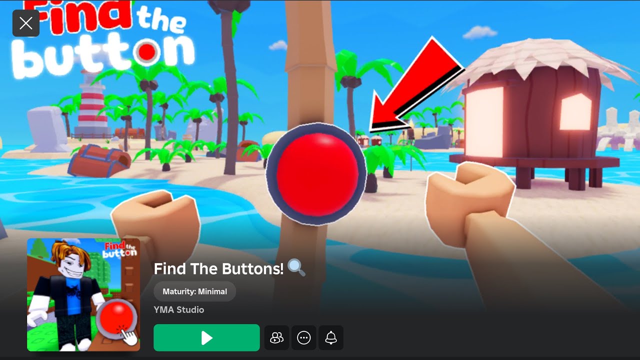 Find The Buttons! 🔍 By YMA Studio Roblox game play through guide 70 ...