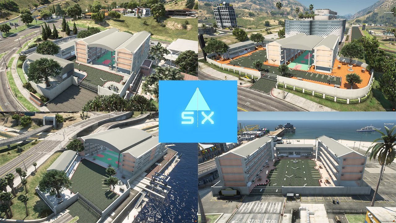 FIVEM l GTAVMAP l SCHOOL 4KING BY:SX - YouTube