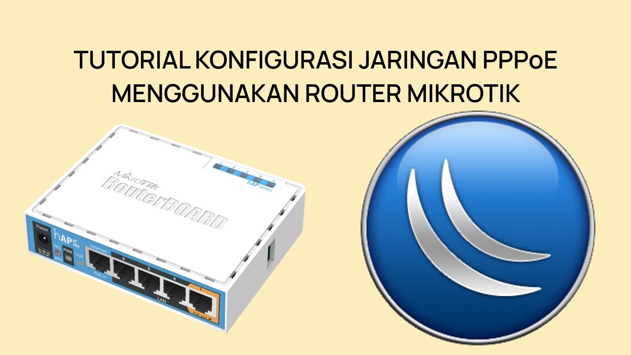 Konfigurasi Jaringan PPPoE Menggunakan Router Mikrotik - YouTube