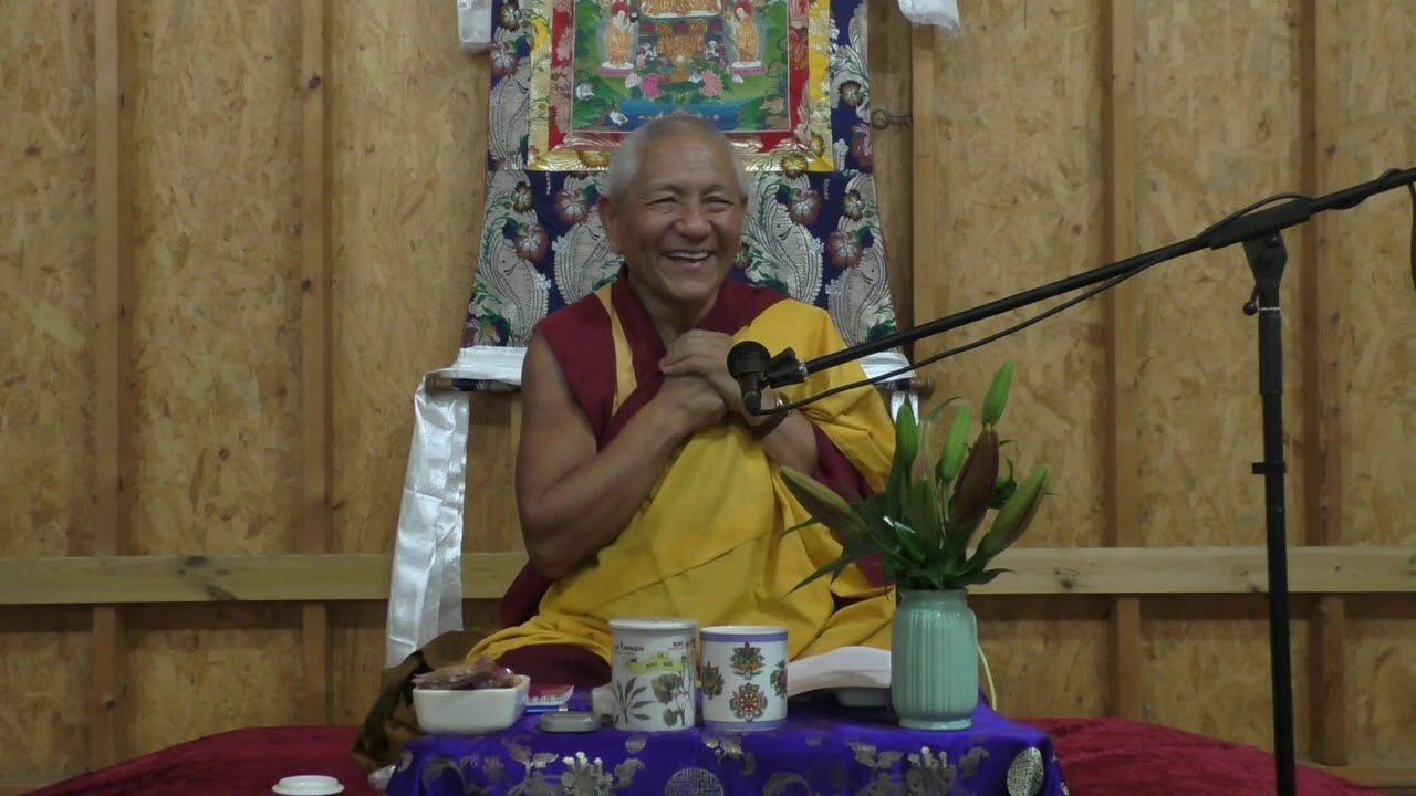 Geshe Pema Dorjee The three principal aspects of the path Day 1 6 - YouTube