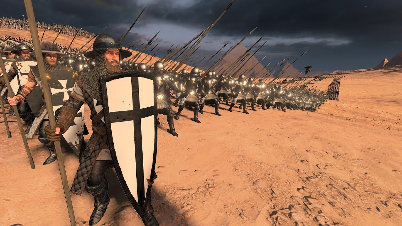 Crusaders vs Arabia Fight in a Cinematic type of battle - Warhammer 3 ...