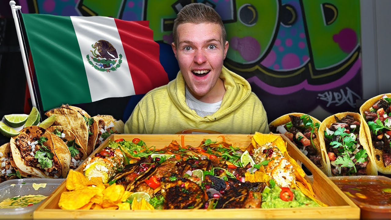INSANE MEXICAN STREET FOOD PLATTER CHALLENGE! - YouTube