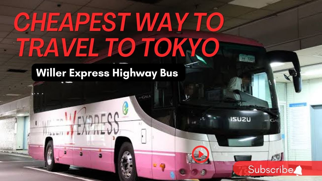 Taking the Willer Express highway bus to Tokyo || Hotel tour - YouTube