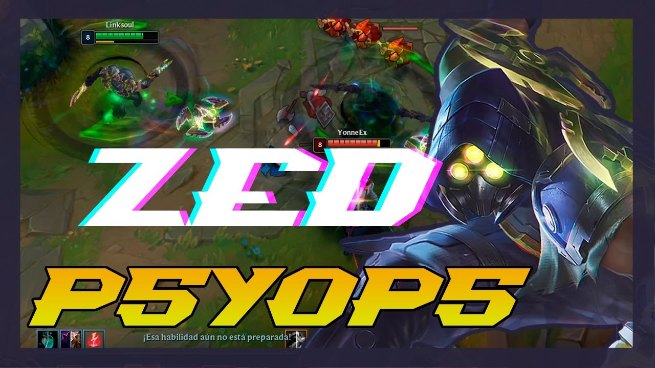 Zed-PsyOps | Nueva Skin | Linksoul | LoL - PBE - YouTube