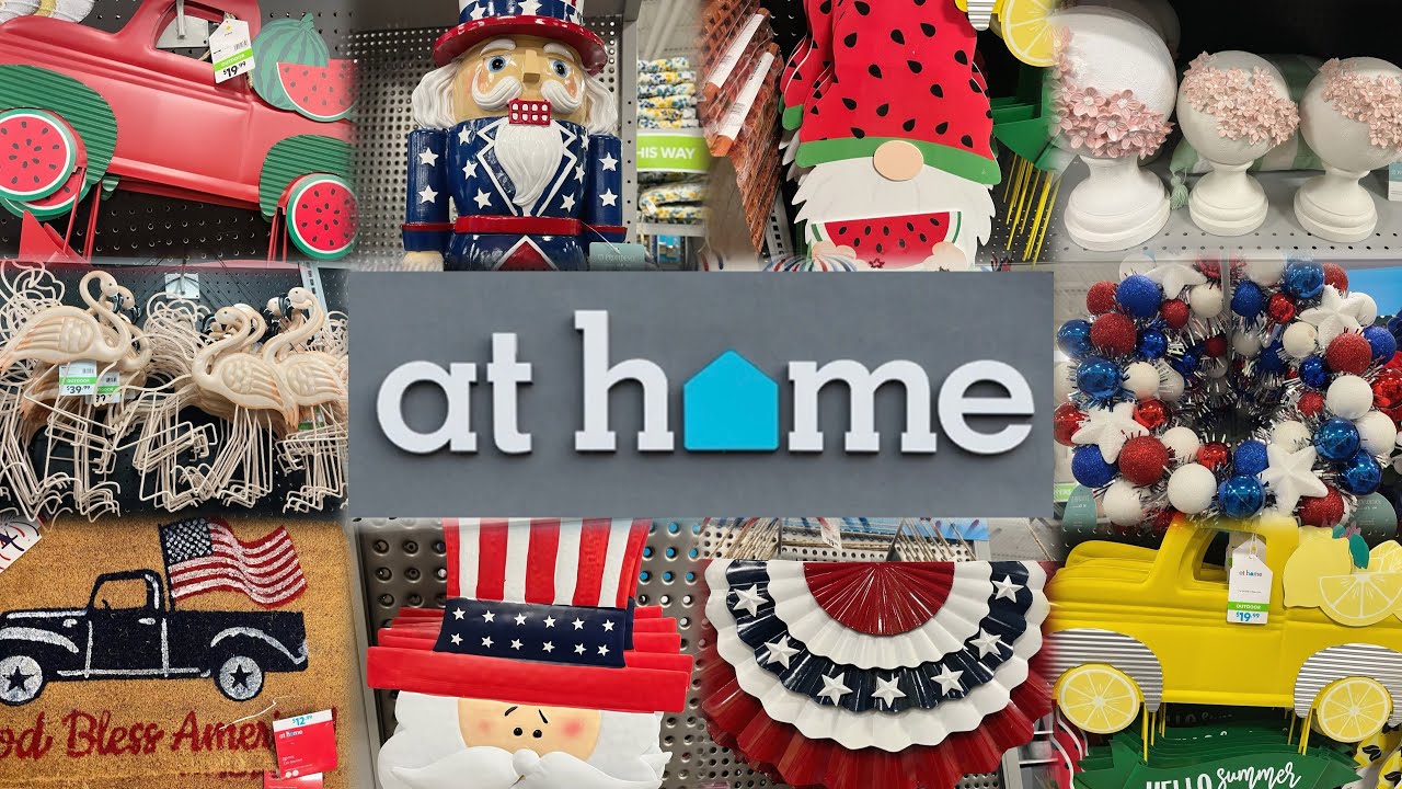 At Home Store NEW Arrivals | Fourth of July & Home Decor | Shop with Me ...