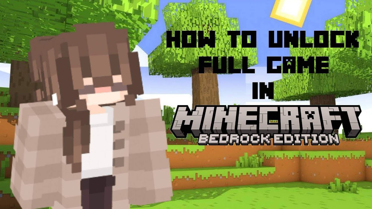 How to fix Unlock Full Game in Minecraft Bedrock! | Minecraft Bedrock ...