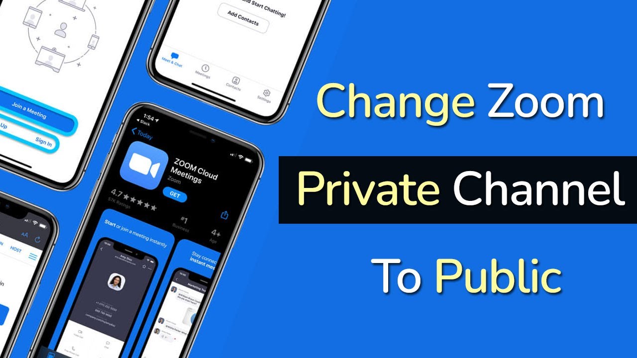 How to Change Zoom Private Channel To Public? - YouTube