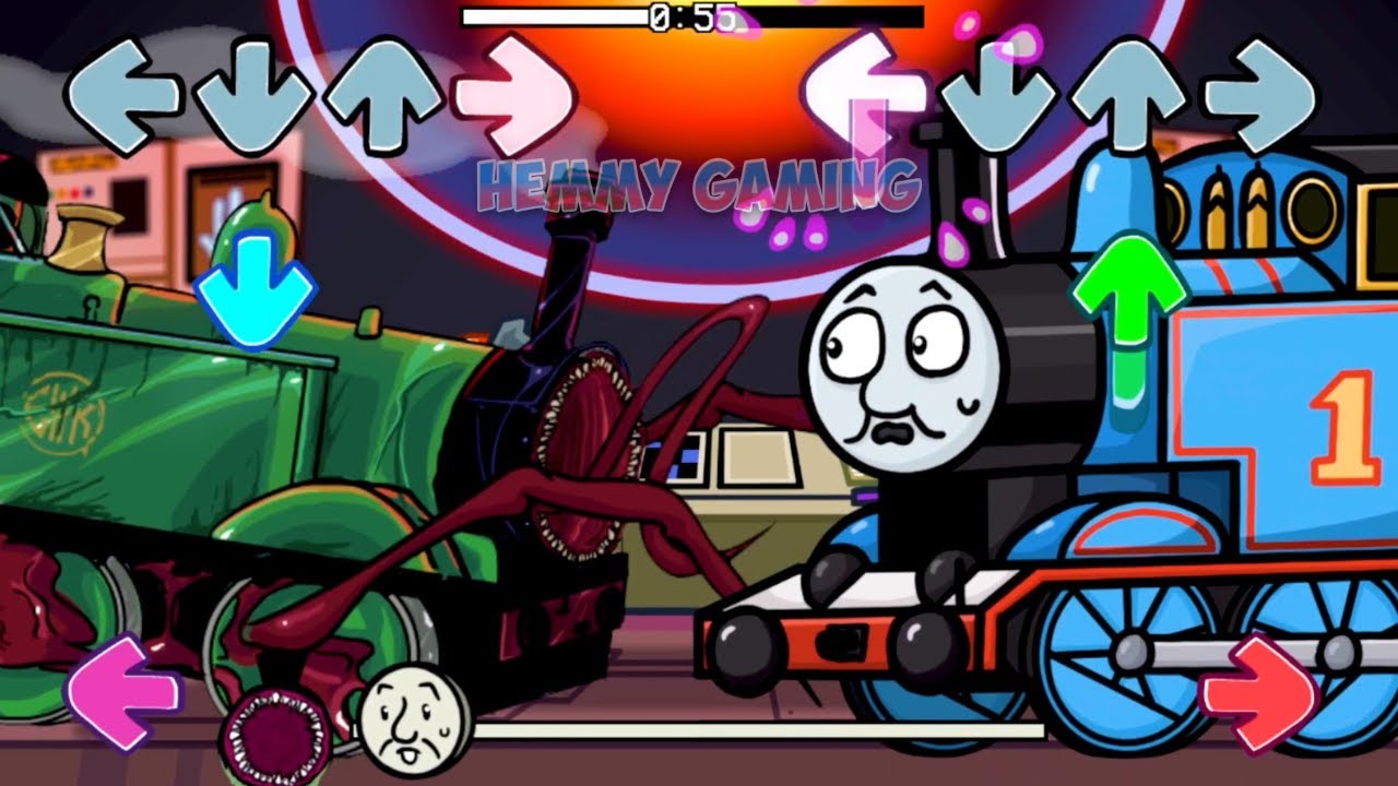 FNF Oliver Exe Choo Choo Charles vs Thomas Sings Reactor | The Railway ...