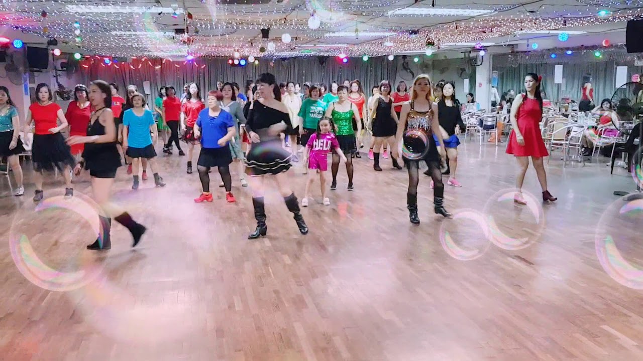 Funky Town line dance (4/11/18) - YouTube