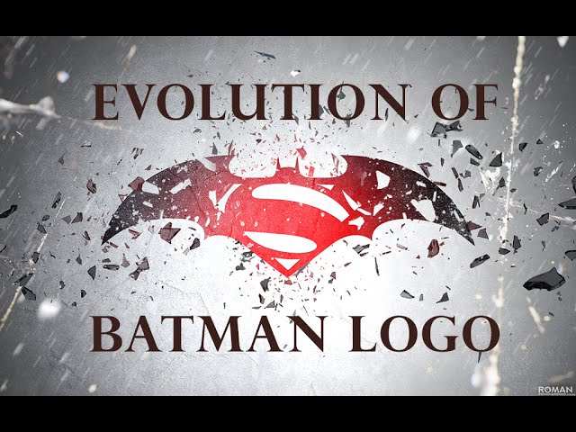 Batman Logo Evolution Poster