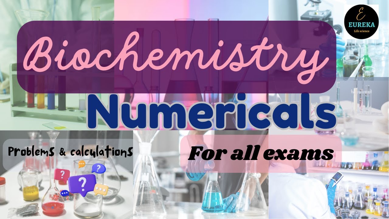 Biochemistry Numerical (Problems plus solution) | Easy & simple ...