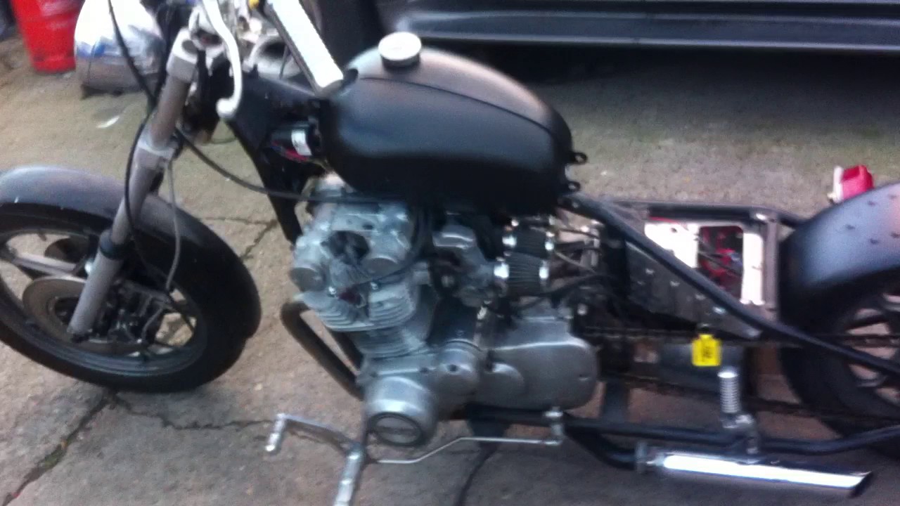 Suzuki gs750 chopper 1976 - YouTube