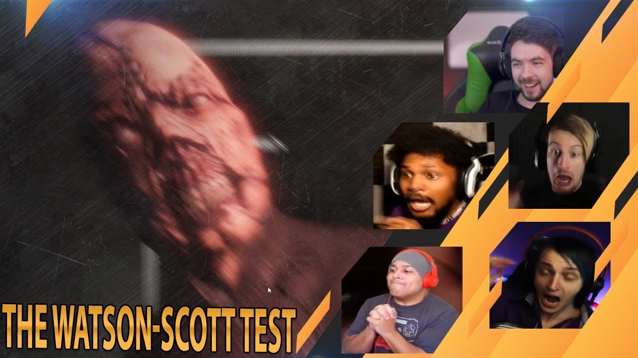 Gamers Reactions to the JUMPSCARE | The Watson-Scott Test - YouTube