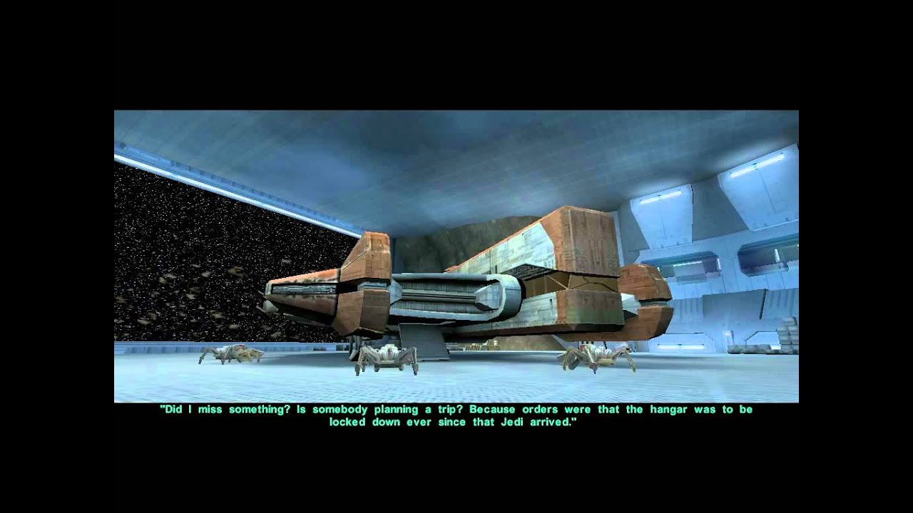 KotOR 2: Peragus Hangar Logs - YouTube