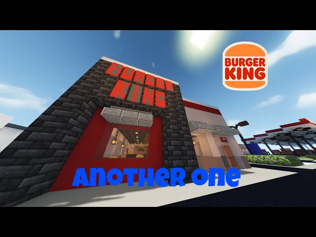 Burger King Minecraft #BurgerKing #ModernBurgerKing #MinecraftBuild
