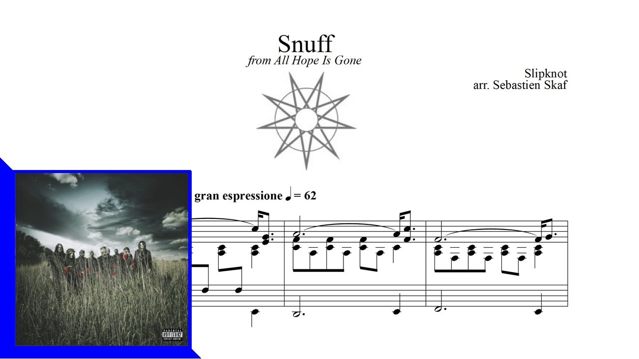 Snuff | Slipknot Piano cover - YouTube