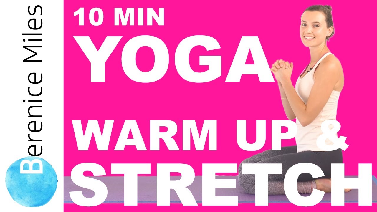 EASY YOGA to Warm up & Stretch (10 Minute Full Body Yoga Warming up and ...